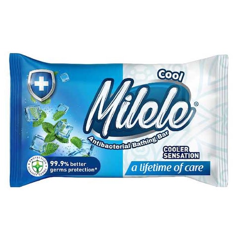 Buy Milele Antibacterial Soap Cool Blue 125G Online | Carrefour Kenya