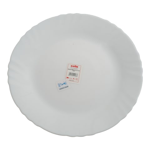 Buy Cello Plain Dinner Plate 10""/25Cm Online | Carrefour Kenya