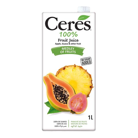 Buy Ceres Juice Medley/Fruits 100% 1L Online | Carrefour Kenya