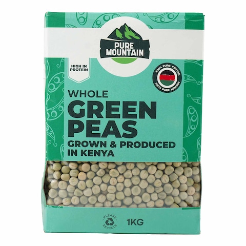 Buy Pure Mountain Whole Green Peas 1Kg Online | Carrefour Kenya