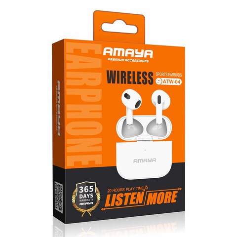 Buy Amaya Bt Headset Atw-04 Transparent Online | Carrefour Kenya
