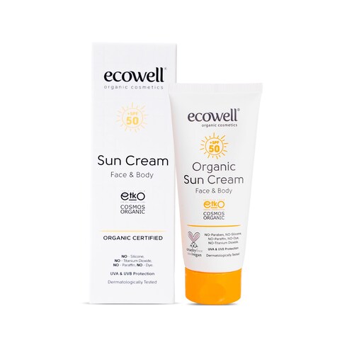 Buy Ecowell Organic Sun Cream 50 Spf 110G Online | Carrefour Kenya