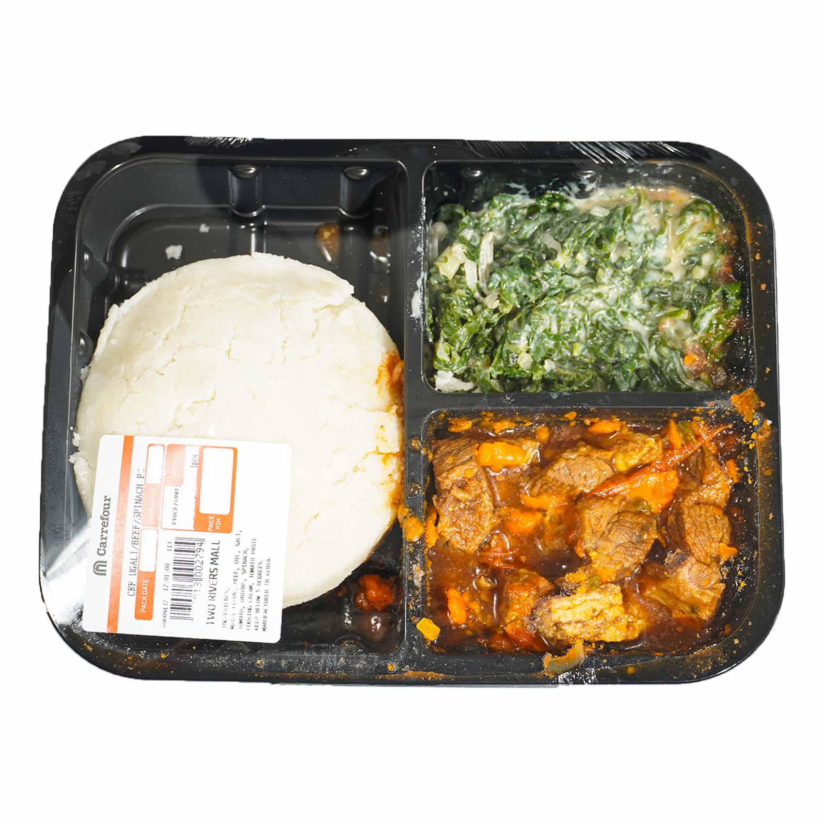 Buy Carrefour Ugali/Beef/Spinach Pc Online | Carrefour Kenya