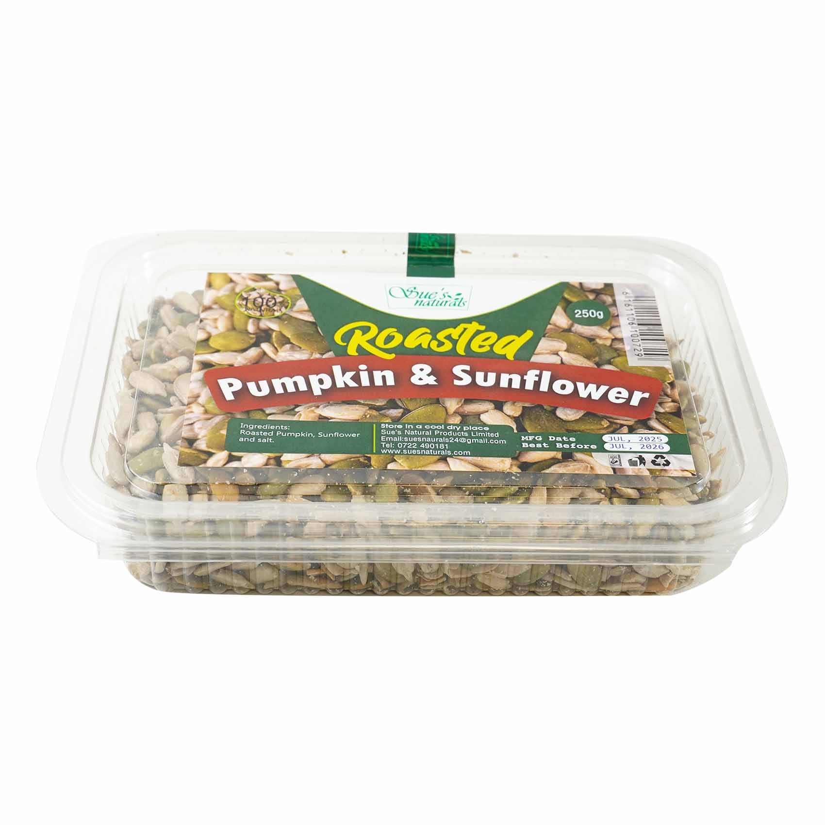 Buy Sue's Roasted Pumpkin & Sunflower 250g Online | Carrefour Kenya