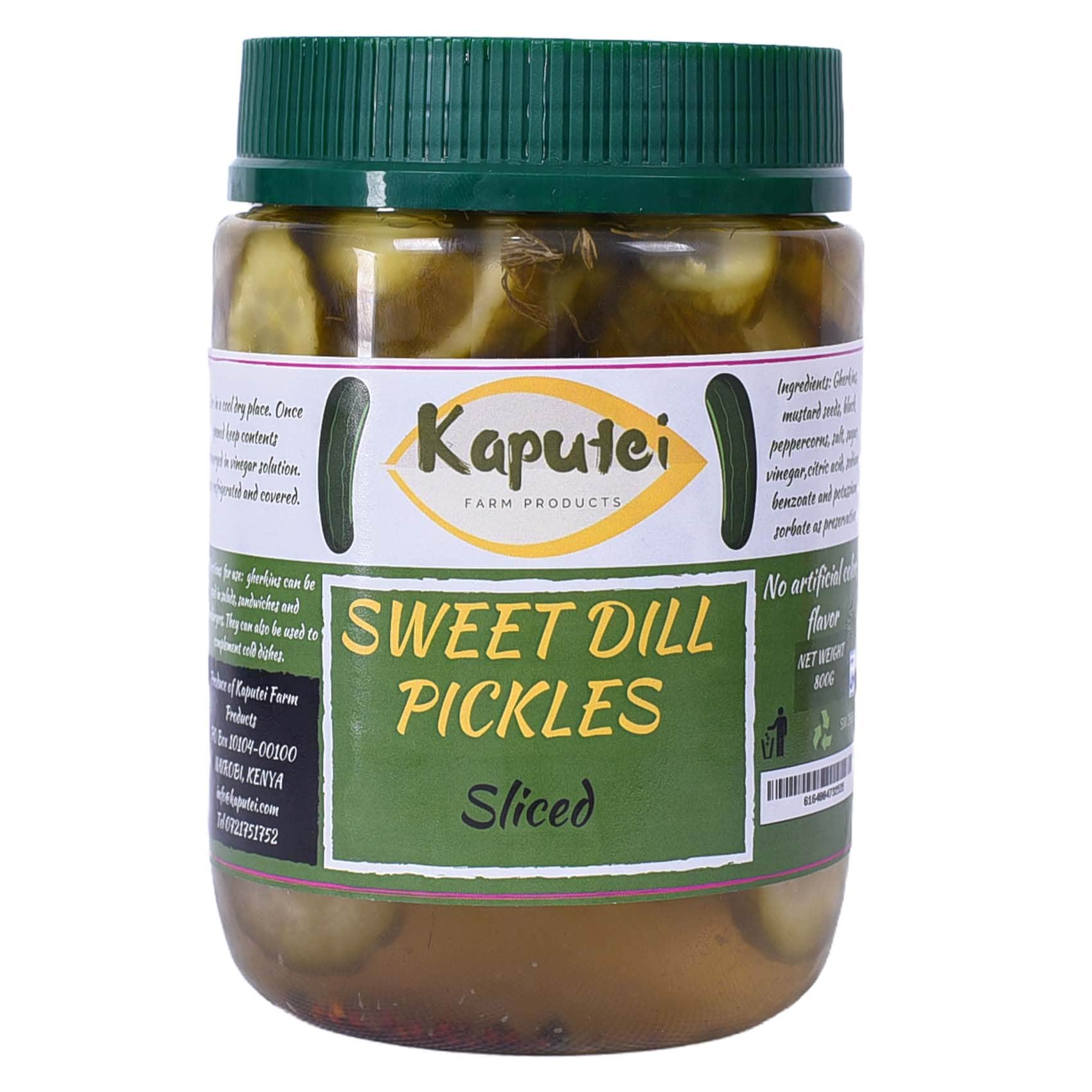 Buy Kaputei Sweet Dill Pickle Sliced 700g Online | Carrefour Kenya