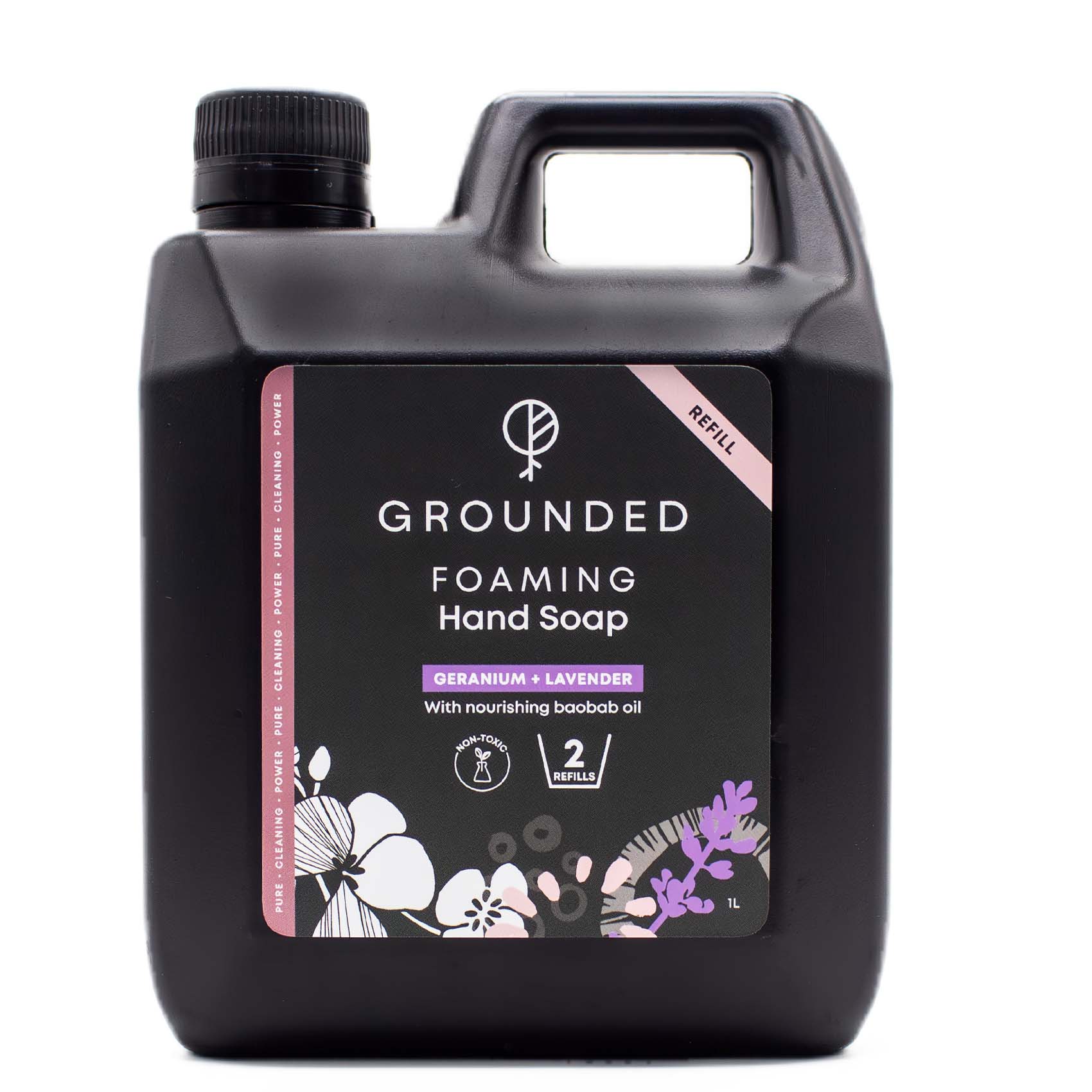 Buy Grounded Hand Soap - (Geranium & Lavender) - Refill 1L Online ...