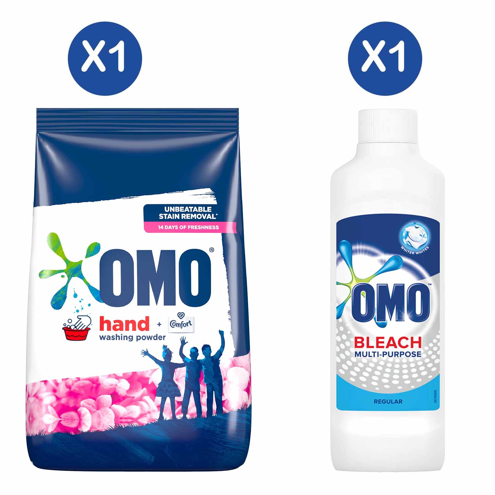 Buy Omo Extra Fresh Fabcon + Bleach Regular Online | Carrefour Kenya