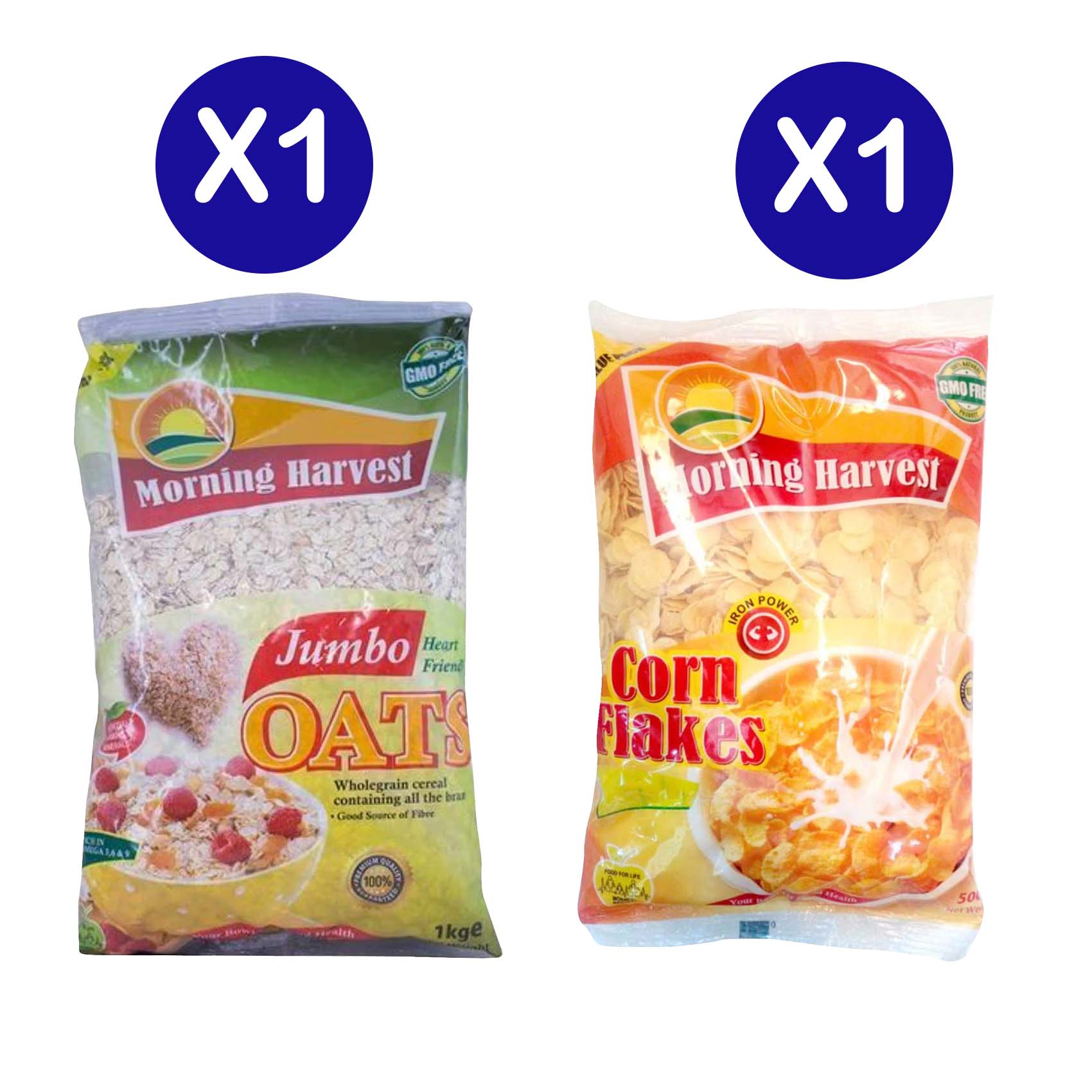 Buy Morning harvest Oats 1kg + Cornflakes Vpa Online | Carrefour Kenya