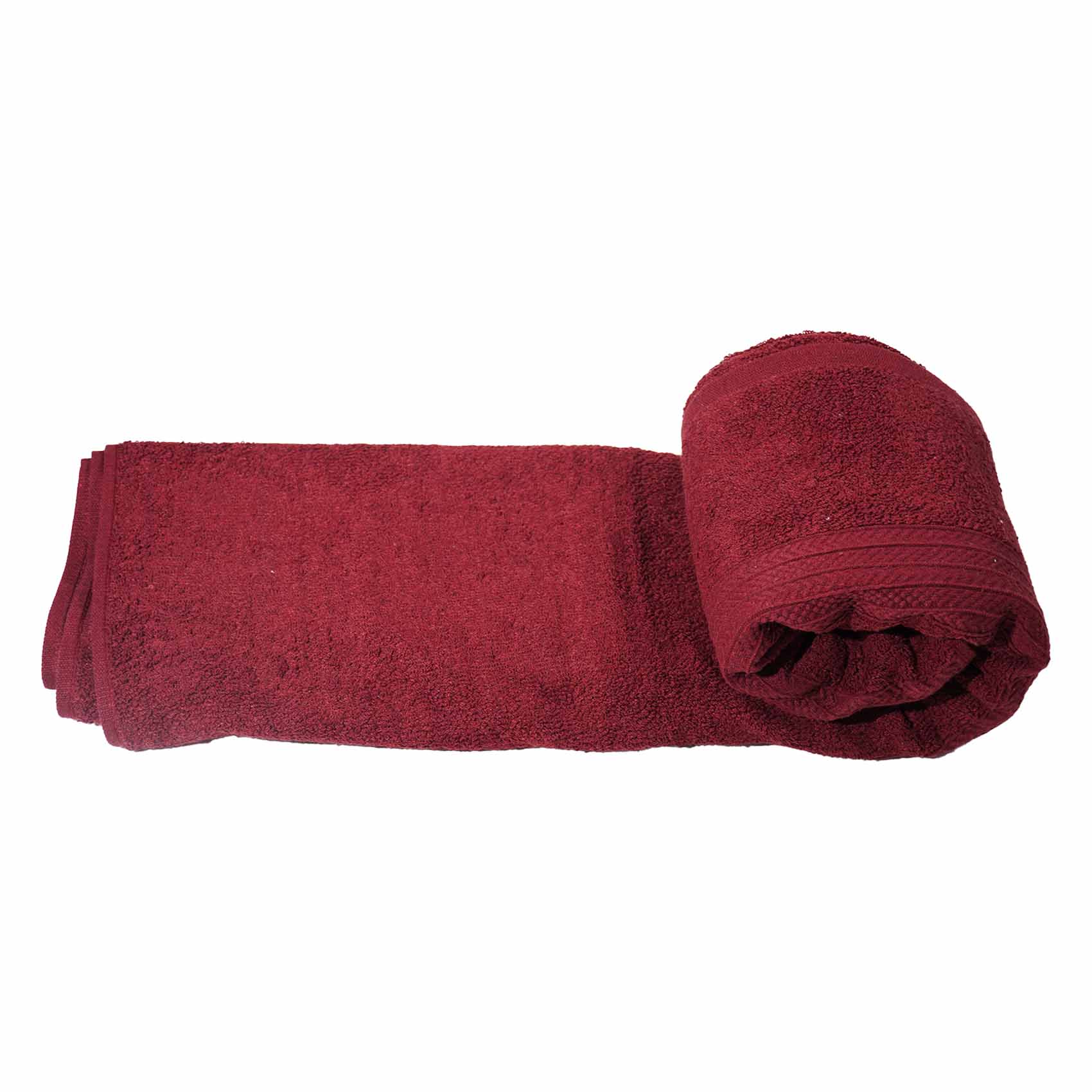 Buy Cotton Terry Premium Bath Sheet Maroon Online | Carrefour Kenya