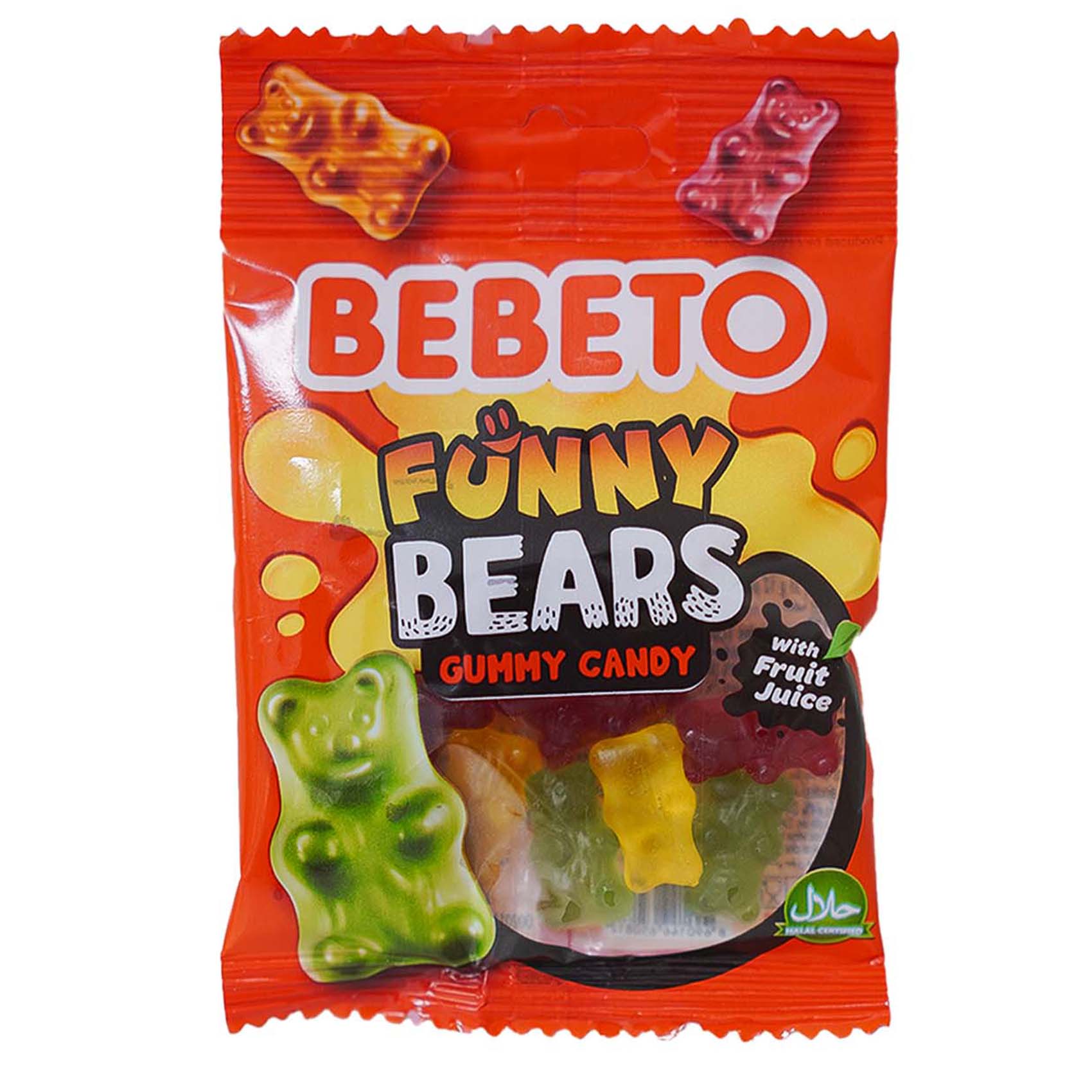 Buy Bebeto Gummy Candy Funny Bears 35g Online | Carrefour Kenya