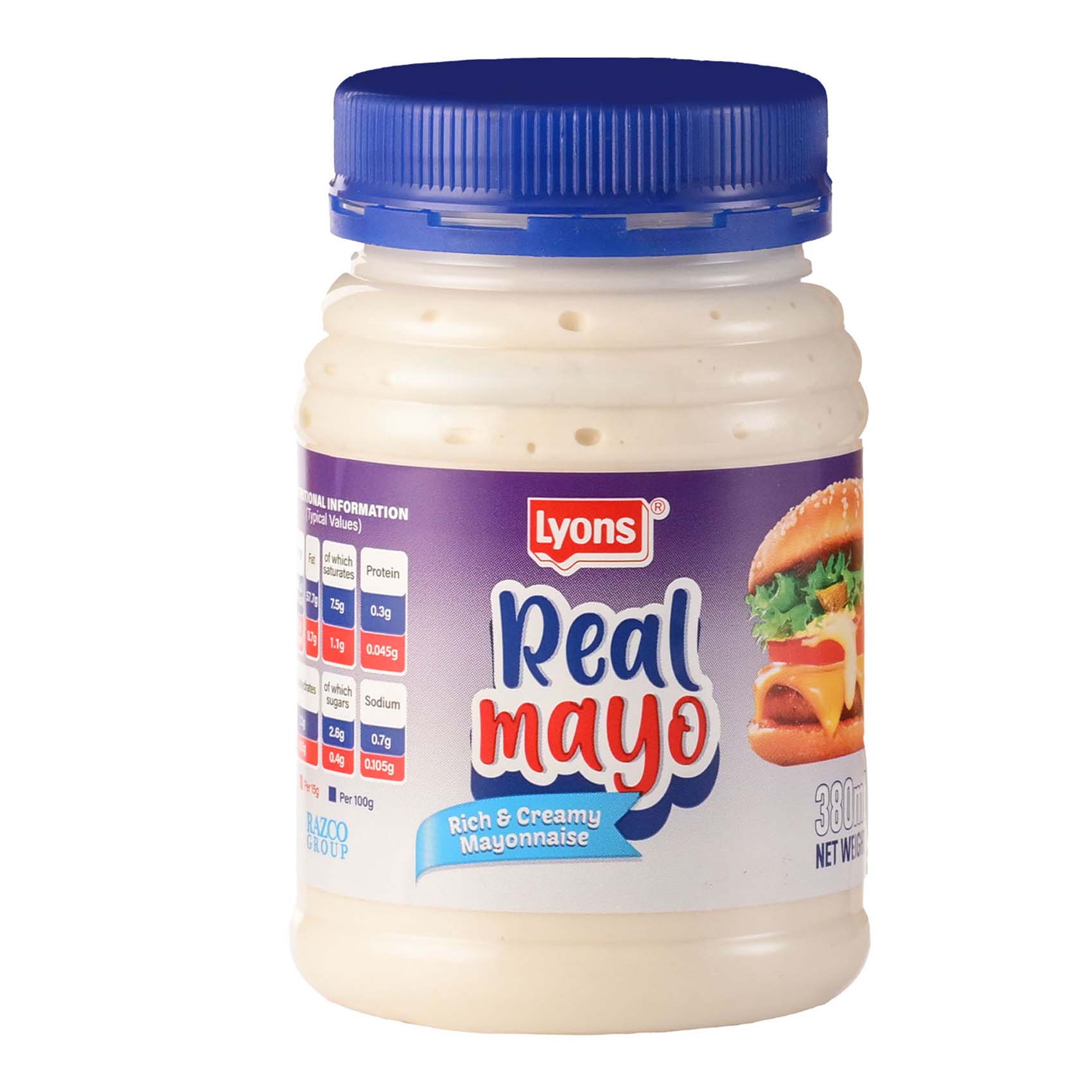 Buy LYONS REAL MAYONNAISE 380ML JAR Online | Carrefour Kenya