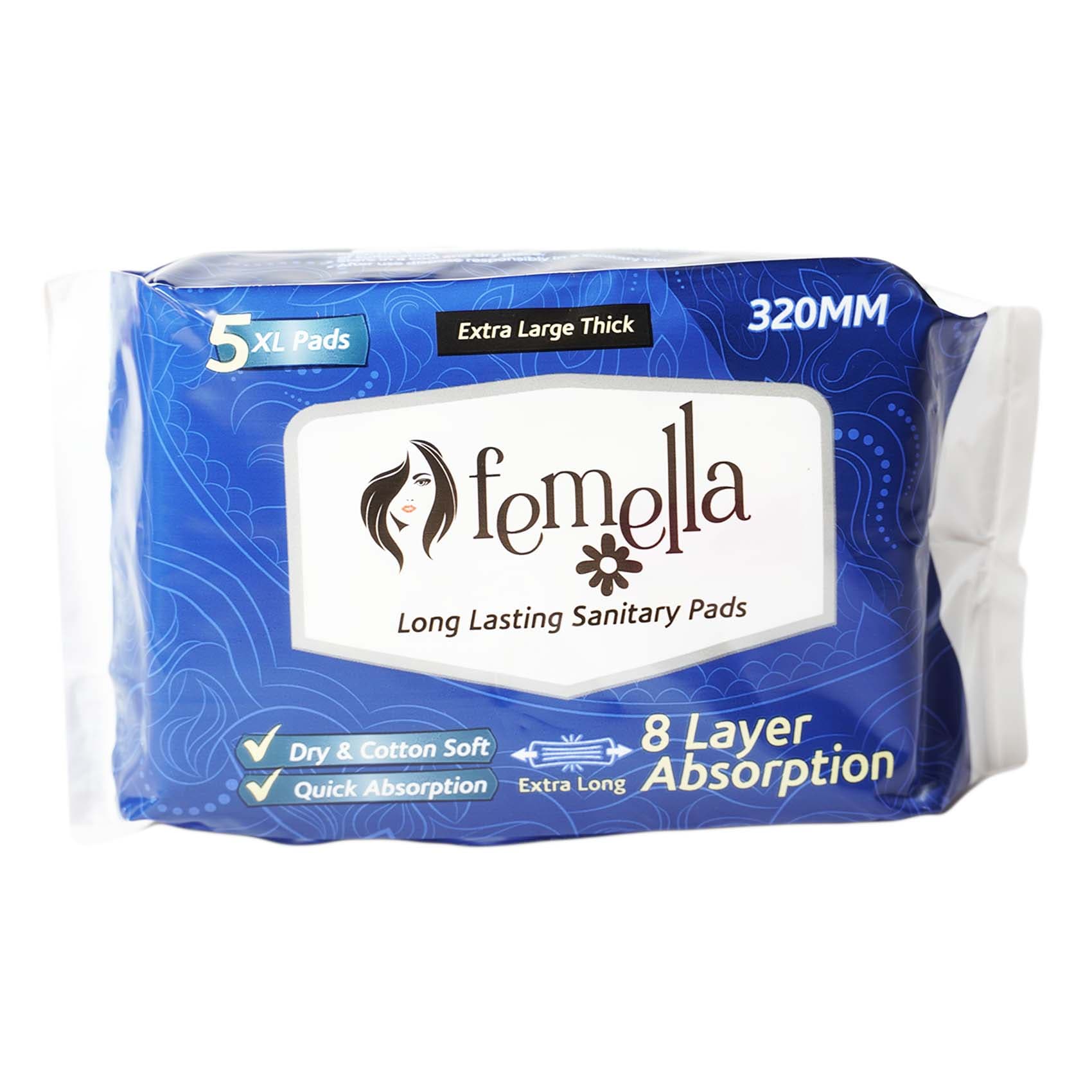 Buy Femella Sanitary Pads 320mm 5 Pcs Online | Carrefour Kenya