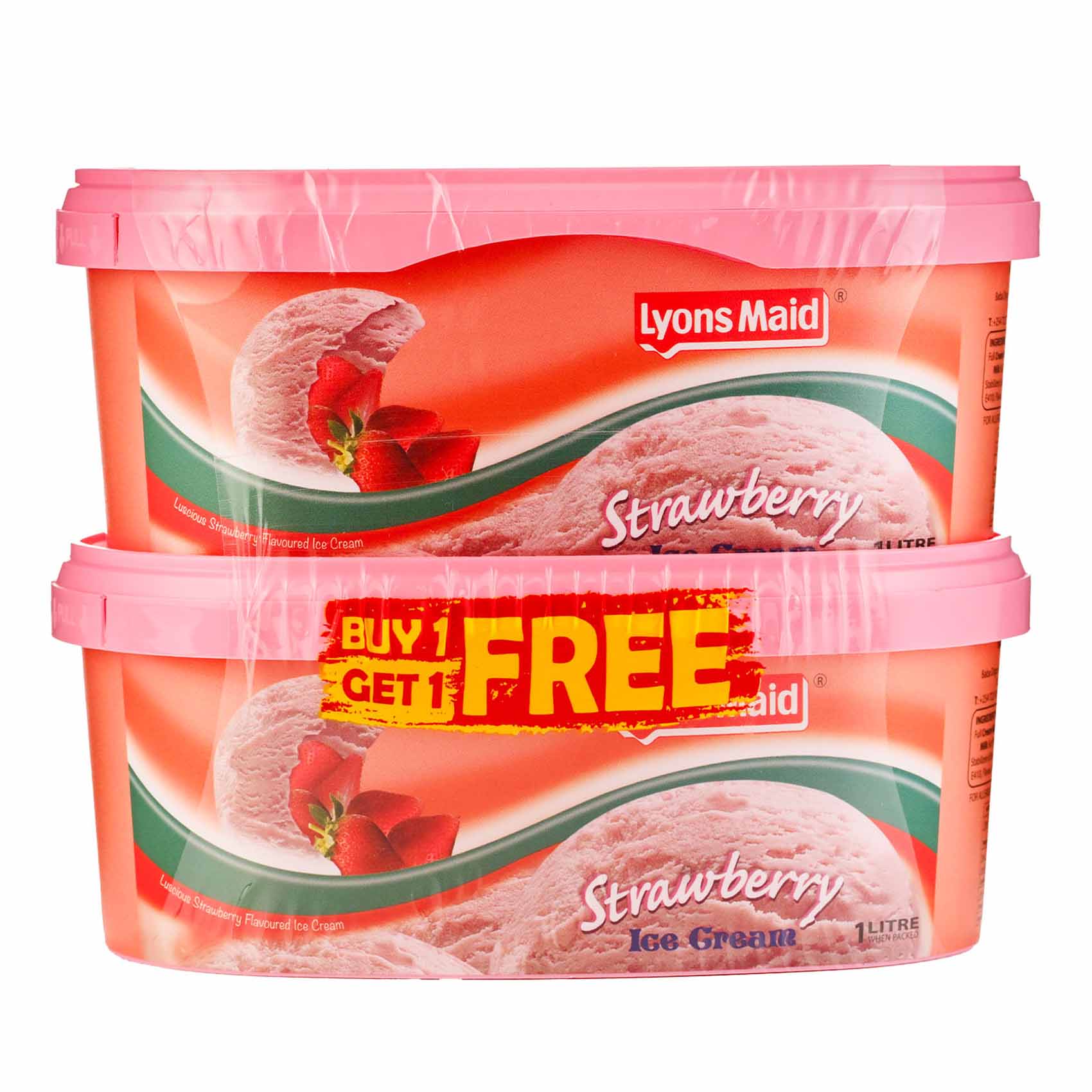 Buy Lyons Maid Ice Cream Strawberry Pack 1l Online | Carrefour Kenya