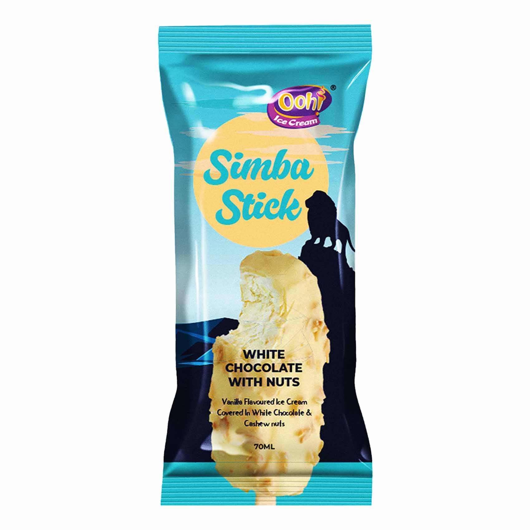 Buy Ooh!Ice Cream Simba Stick White 70ml Online | Carrefour Kenya