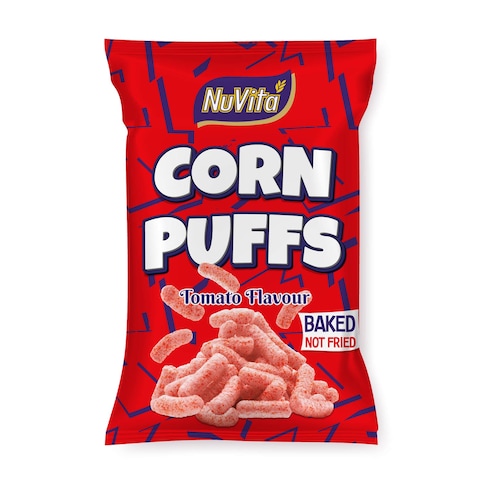 Buy Nuvita Corn Puffs Tomato Flavour 20G Online | Carrefour Kenya