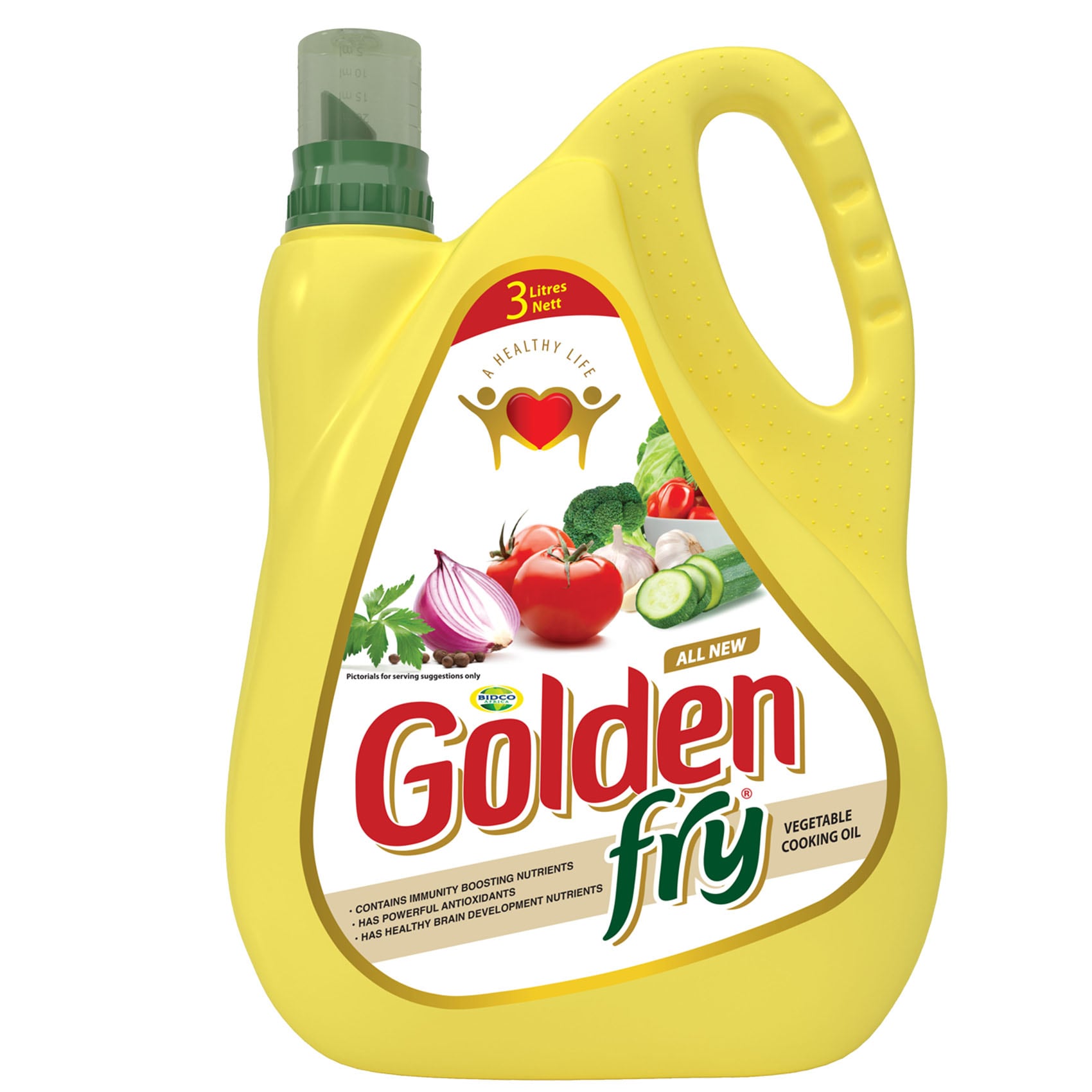 Buy Golden Fry Vegetable Cooking Oil 3L Online | Carrefour Kenya