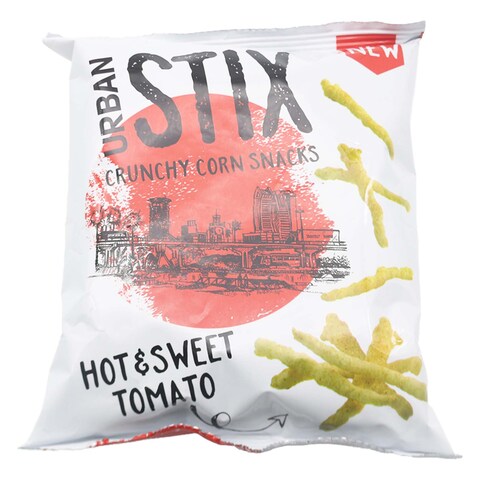 Buy Urban Stix Hot and Sweet Tomato Crunchy Corn Snack 35G Online ...