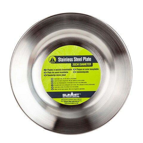 Buy Summit Stainless Steel Plate 20Cm Online | Carrefour Kenya