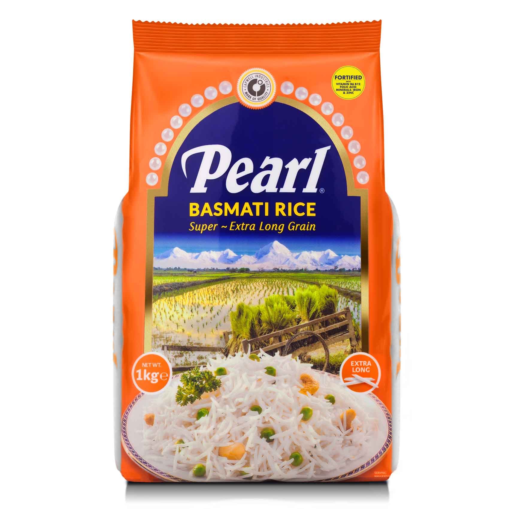 Buy Pearl Super Basmati fortified Rice 1Kg Online | Carrefour Kenya