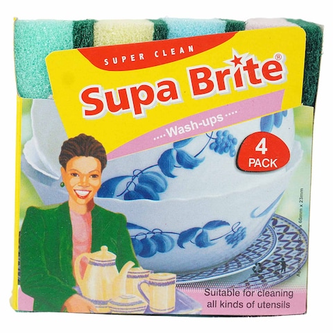 Buy Supa Brite Gold Scourer With Sponge 1 Piece Online | Carrefour Kenya