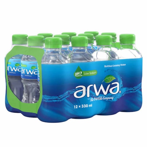 Arwa Drinking Water 330ml x12 price in Kuwait | Carrefour Kuwait ...