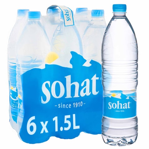 SOHAT MINERAL WATER 1.5LX6 price in Kuwait | Carrefour Kuwait | supermarket kanbkam