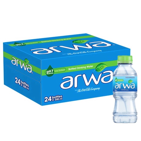 Arwa Mineral Drinking Water 200ml x Pack of 24 price in Kuwait | Carrefour Kuwait | supermarket ...