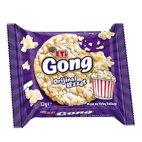 Buy Eti Gong Popcorn and Rice Cakes Original 32GR Online | Carrefour ...