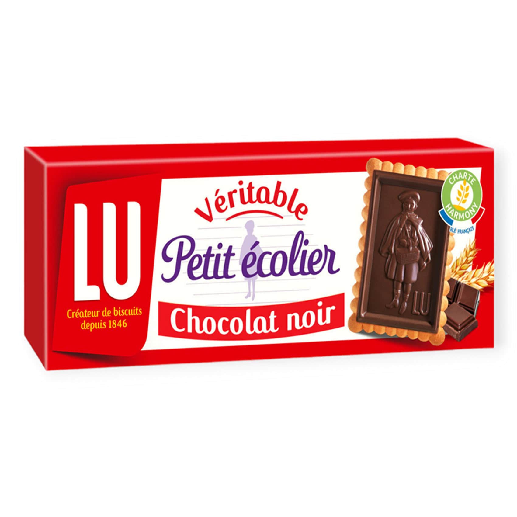 Buy Lu Petit Ecolier Dark Chocolate Biscuits 150GR Online | Carrefour ...