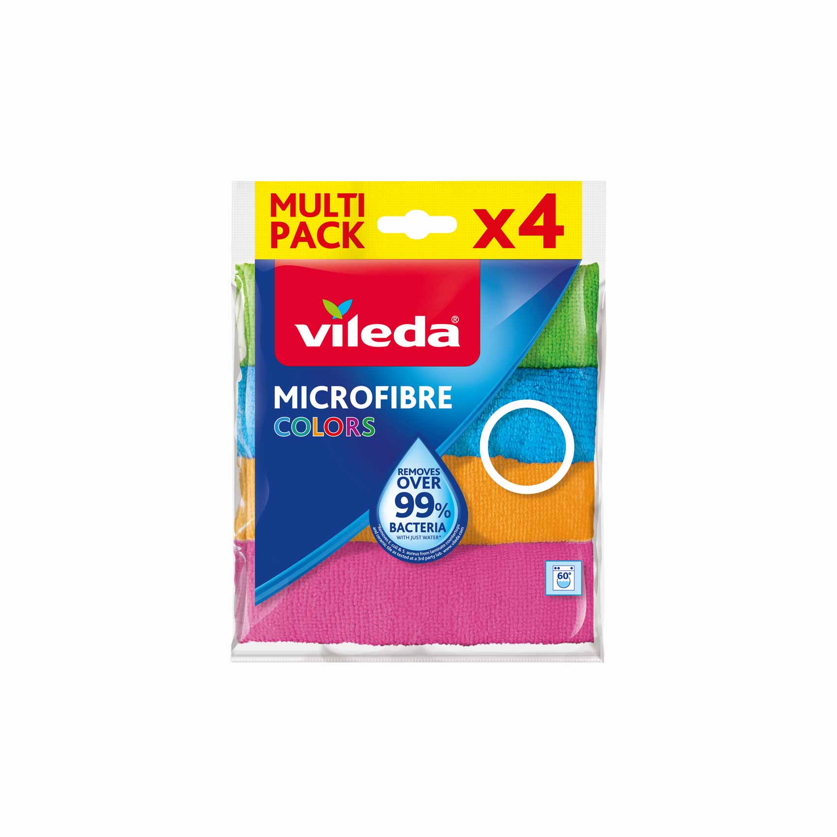 Buy Vileda Multi Purpose Microfiber Cloth Rolls 4 Pieces Online ...