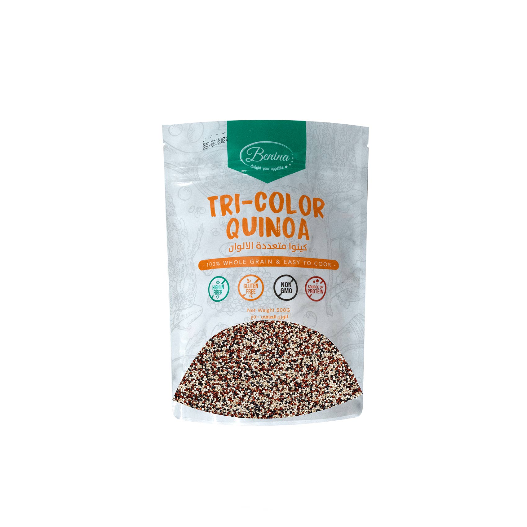 Buy Benina Tricolor Quinoa 500GR Online | Carrefour Lebanon