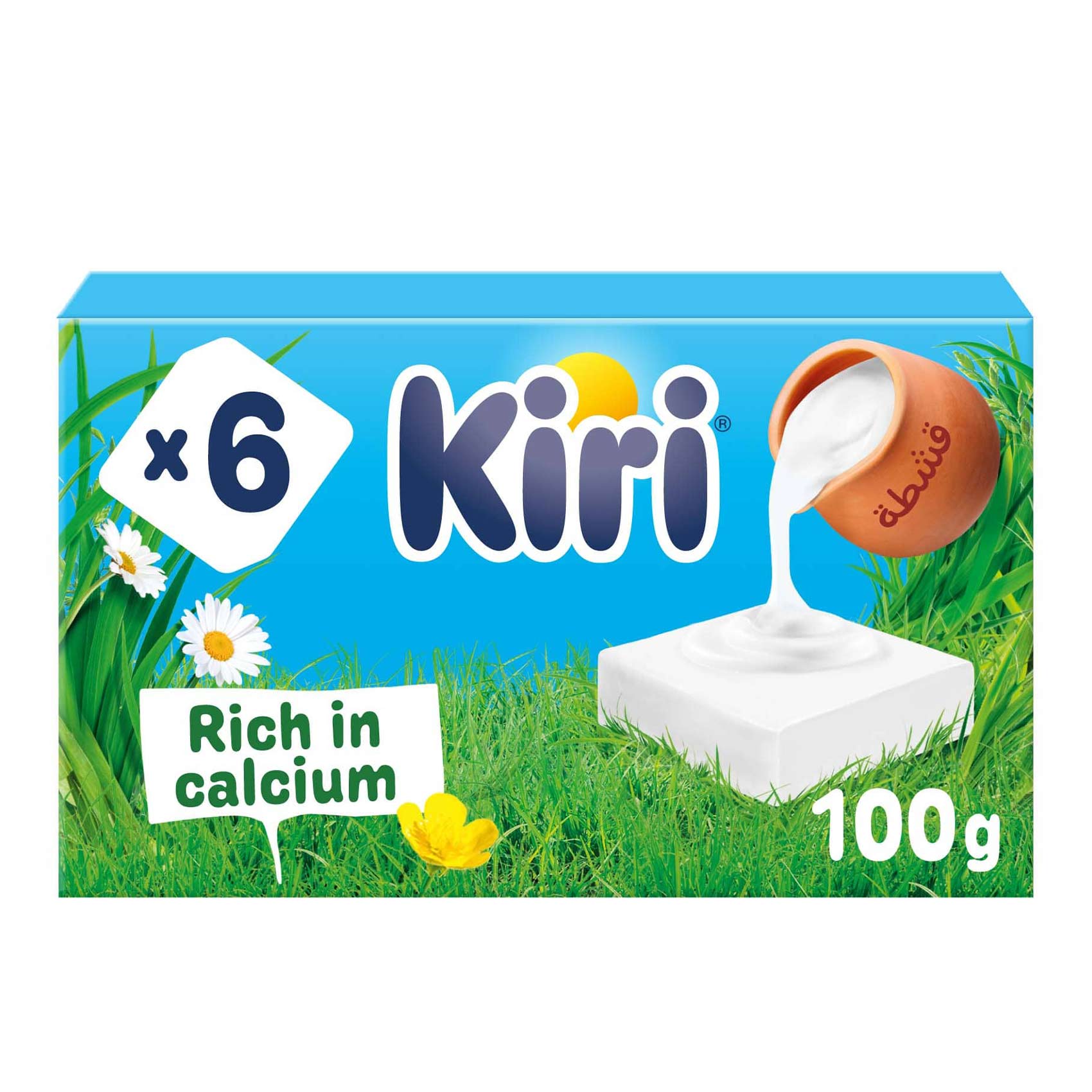 Buy Kiri Spreadable 6 Portions Squares Cream Cheese 100g Online ...