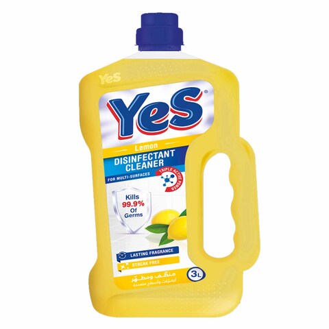 Buy Yes Lemon Disinfectant Floor Cleaner 3L Online | Carrefour Lebanon