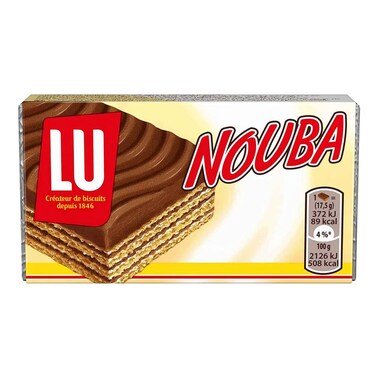 Buy Lu Nouba Chocolate Wafer Bar 17.5GR Online | Carrefour Lebanon