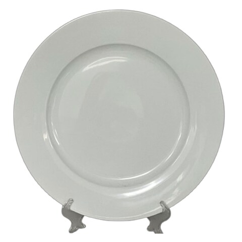 Buy Porcelain White Dinner Plate 24CM Online | Carrefour Lebanon