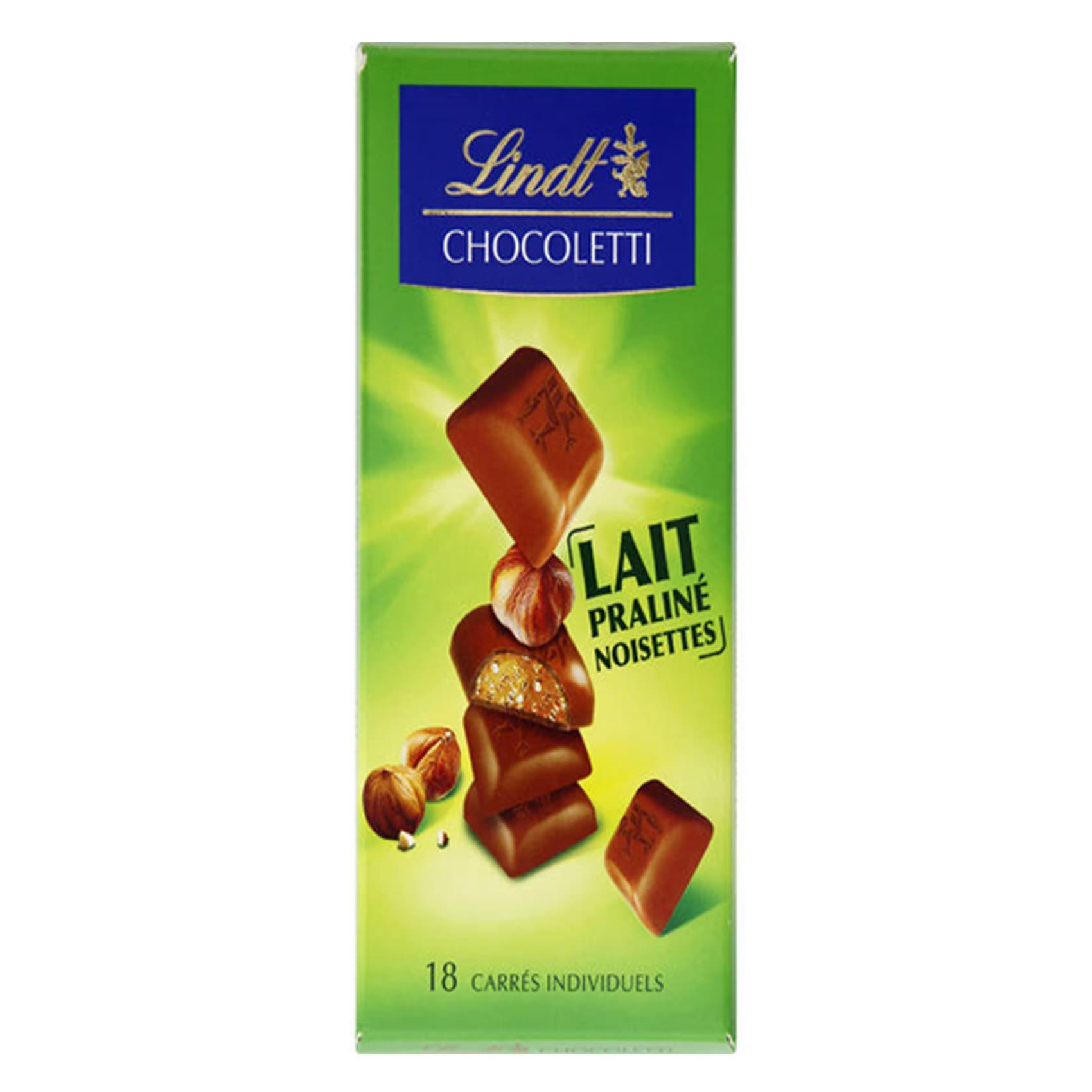 Buy Lindt Chocoletti Chocolate Hazelnuts 100GR Online | Carrefour Lebanon