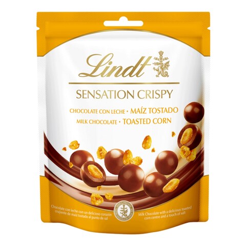 Buy Lindt Sensation Crispy Corn Chocolate 140GR Online | Carrefour Lebanon