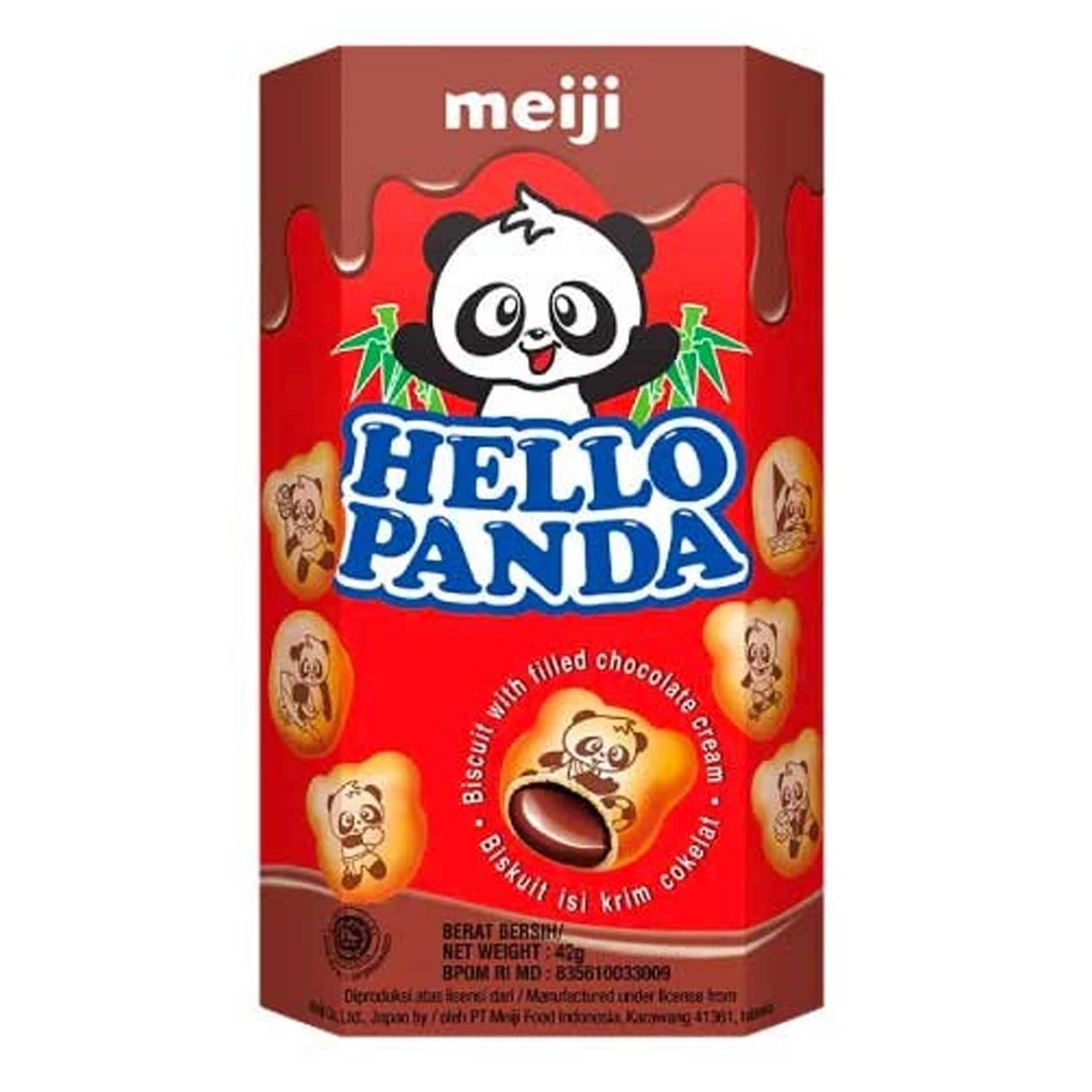 Buy Meiji Hello Panda Choco Cream 42GR Online | Carrefour Lebanon
