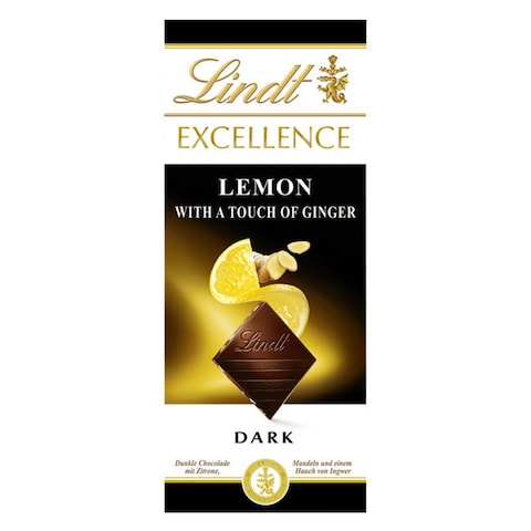 Buy Lindt Excellence Lemon And Ginger 100GR Online | Carrefour Lebanon