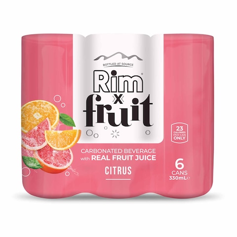 Buy Rim Sparkling Citrus 330MLX6 Online | Carrefour Lebanon