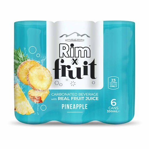 Buy Rim Sparkling Pineapple 330ML X6 Online | Carrefour Lebanon