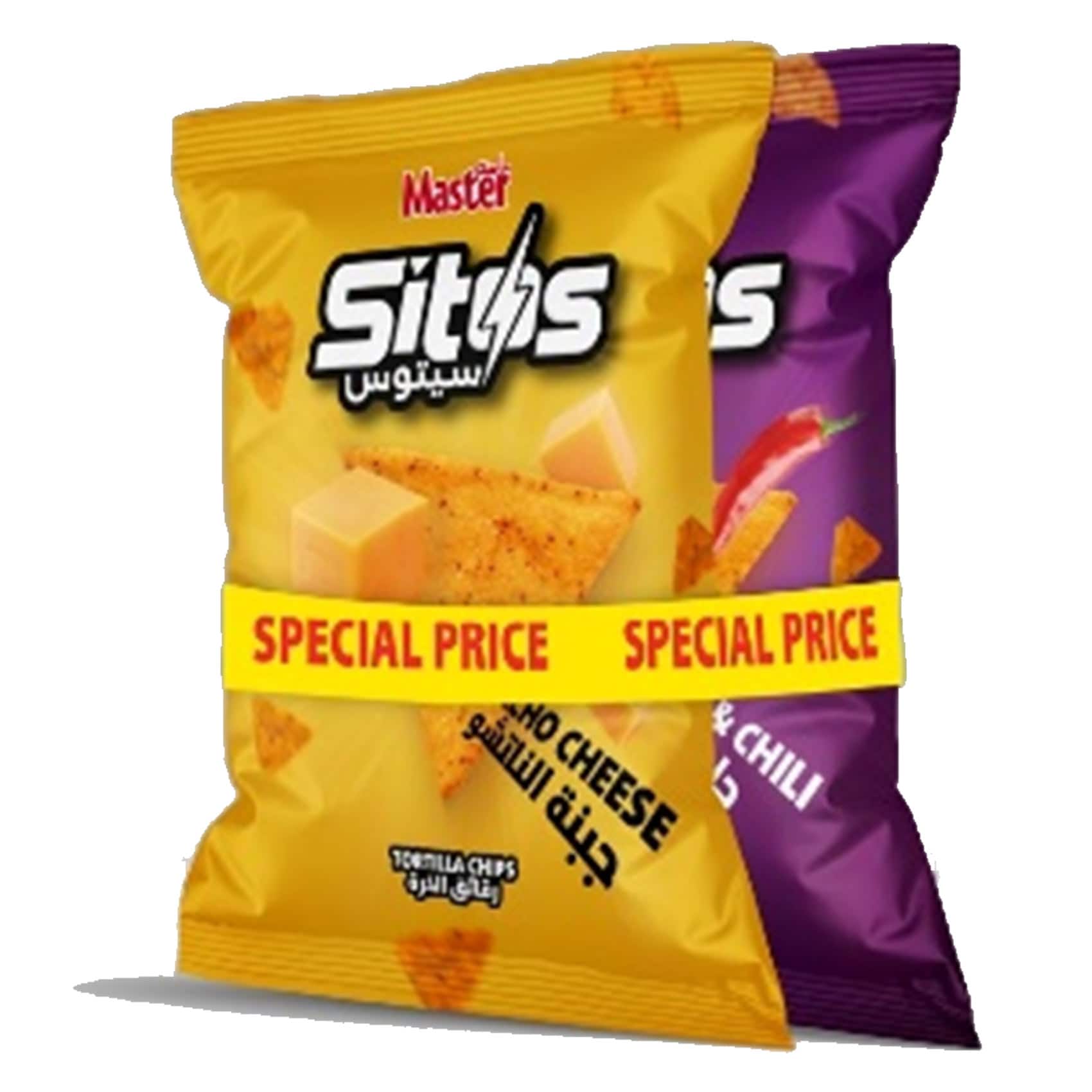 Buy Master Sitos Chips Assorted 2X125GR Online | Carrefour Lebanon