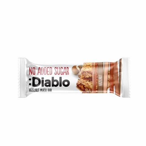 Buy Diablo Hazelnut Muesli Bar 30GR Online | Carrefour Lebanon