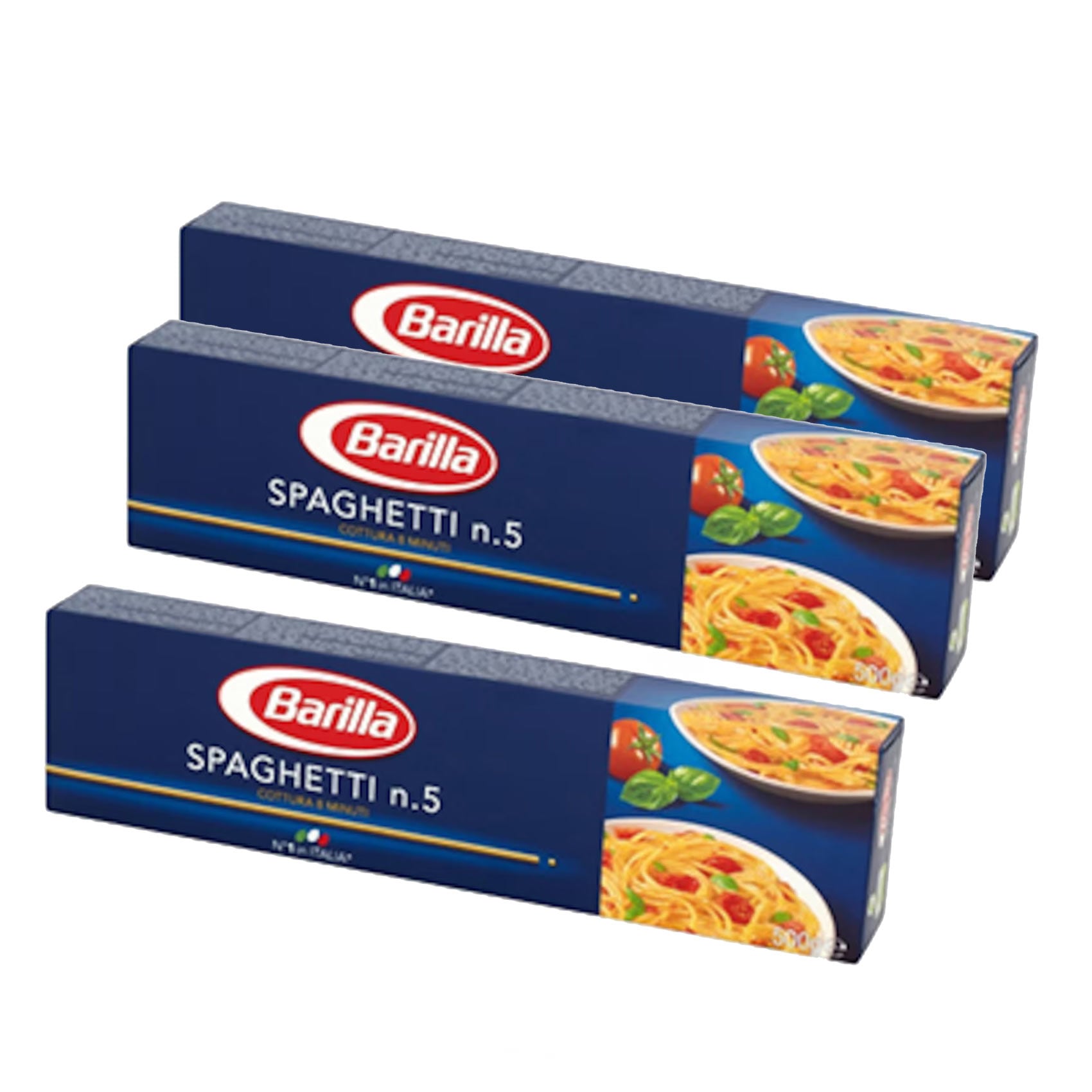 Buy Barilla Pasta Spaghetti N5 500GR 2+1 Free Online | Carrefour Lebanon