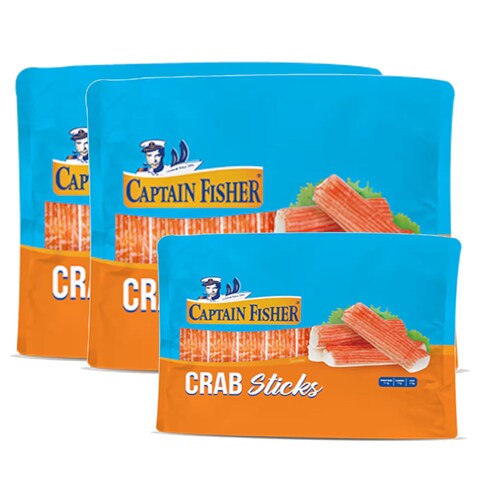 Buy Captain Fisher Crab Sticks 2X250GR + 125GR Free Online | Carrefour ...