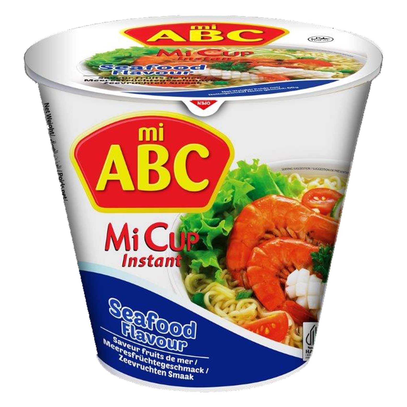 Buy Abc Noodles Cup Sea Food 60GR Online | Carrefour Lebanon