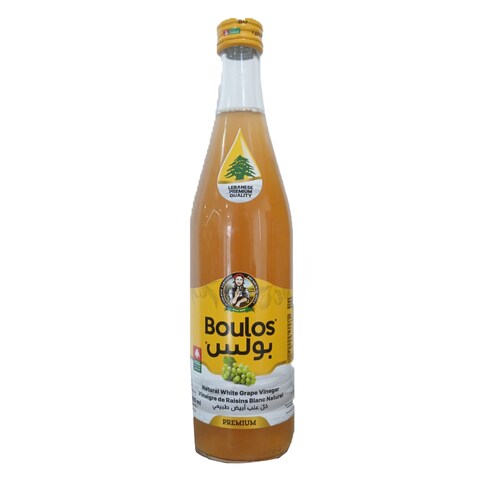Buy Boulos Natural White Grape Vinegar 500ML Online | Carrefour Lebanon