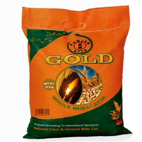 Buy Punjab Atta No 1 Gold-White Wheat 10 kg Online | Carrefour Pakistan