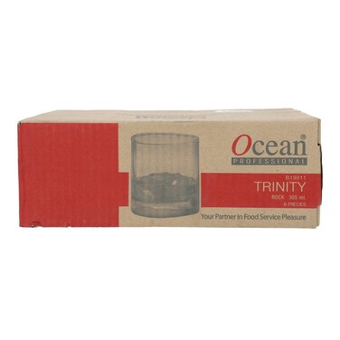 Buy Ocean Trinity Rock Glass Set 365ml x 6 Pcs Online | Carrefour Pakistan