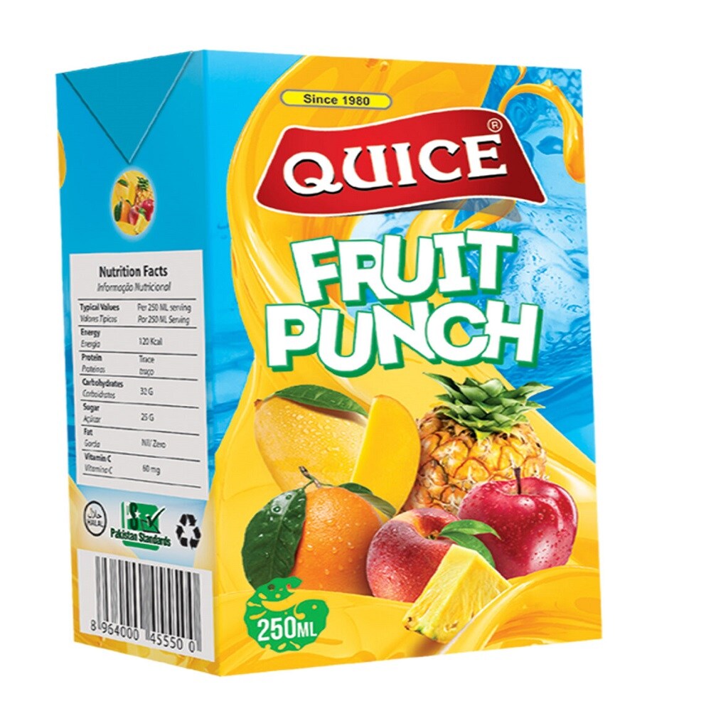 Buy Quice Fruit Punch 250 ml Online | Carrefour Pakistan